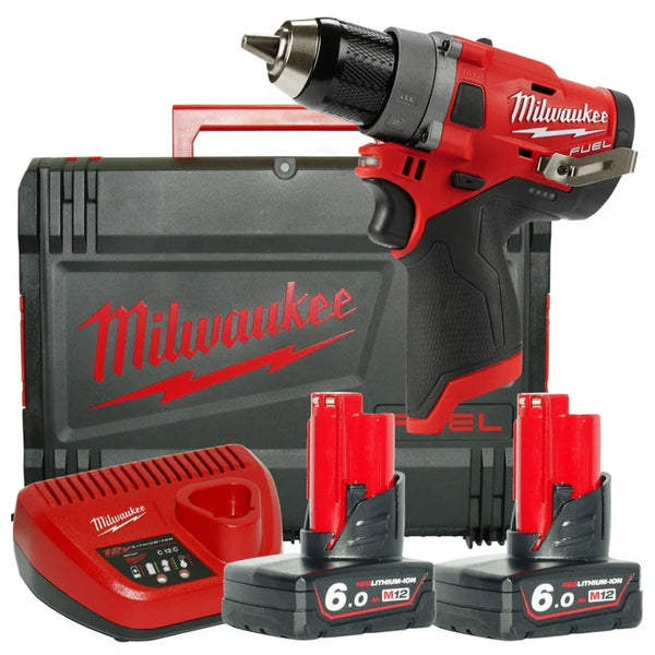 MILWAUKEE® M12FDD-602X 12V Compact Drill Set - 4933459821 | Ripon Family
