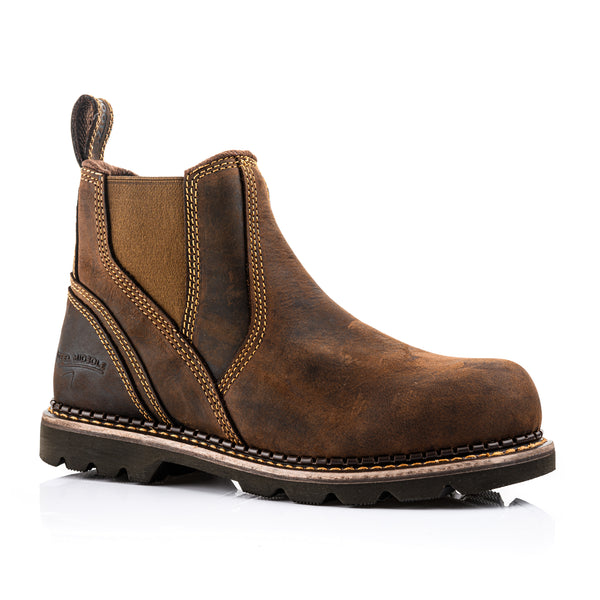 Buckler BuckBootz B1555 Hard as Nails Dealer Boot Waxed Brown Crazy Ho ...